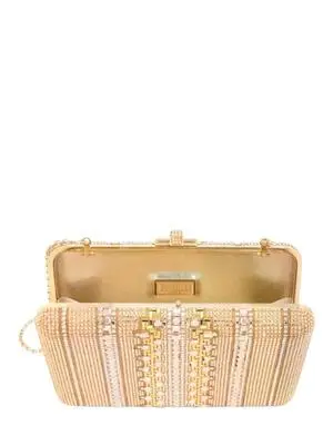 JUDITH LEIBER Judith Leiber Lattice Crystal Clutch Bag