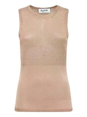 BLUGIRL Blugirl Perforated Knit Sleeveless Top