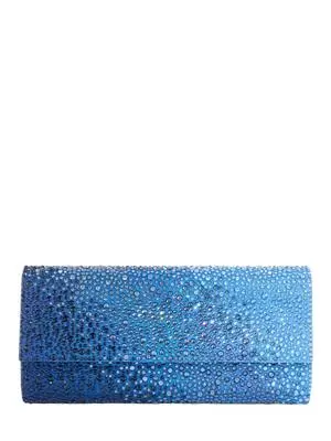 Judith Leiber Perry Crystal-embellished Crossbody Bag - Blue