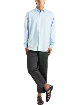 KANEMASA PHIL Modest Oversized Shirt - Blue