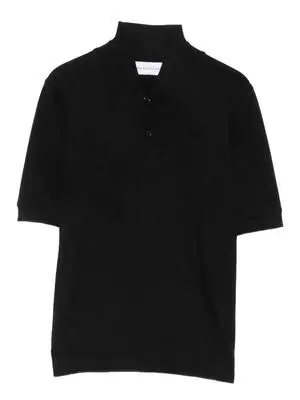 Marie Adam-Leenaerdt Piqué Polo Shirt - Black