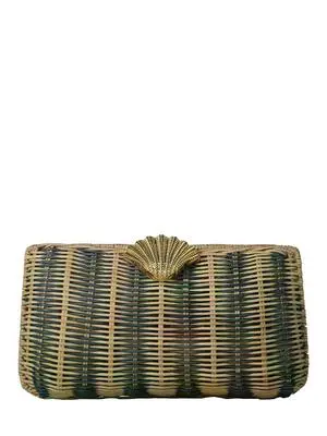 POOLSIDE Poolside Classica Woven Clutch Bag
