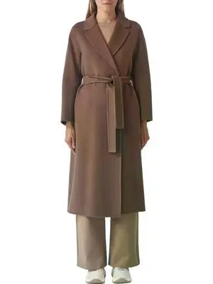 Max Mara Esturia Belted Coat - Brown