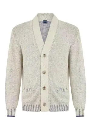 Fedeli V-neck Cardigan - Neutrals