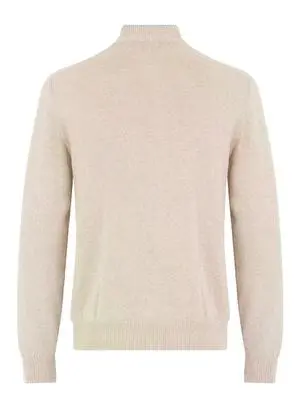 Fedeli Zip-up Long-sleeve Cardigan - Neutrals