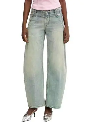 Miss Sixty Alice Logo Patch Jeans - Blue