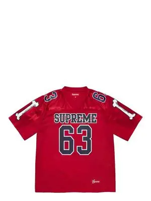Supreme Graphic-print Football Jersey - Red