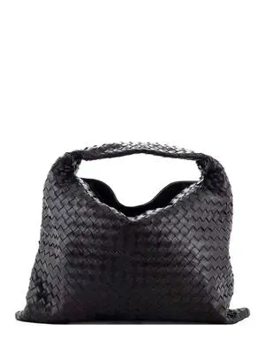 Bottega Veneta Intrecciato Large Hobo Bag - Brown