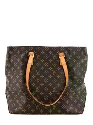 LOUIS VUITTON Cabas Mezzo Monogram Canvas Tote Bag - Brown
