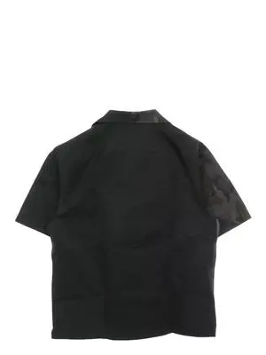 Prada Double Match Camouflage-print Shirt - Blue