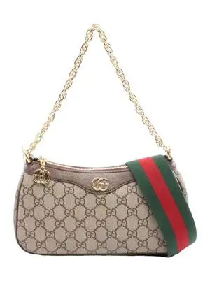 Gucci Ophidia Gg Supreme Small Shoulder Bag - Neutrals