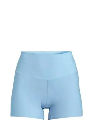 CASALL Logo-print High-waisted Shorts - Blue