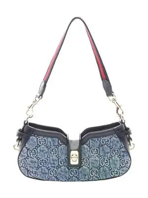 Gucci Gg Moon Side Shoulder Bag - Blue
