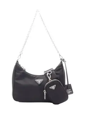 Prada 2005 Re-edition Chain Shoulder Bag - Black