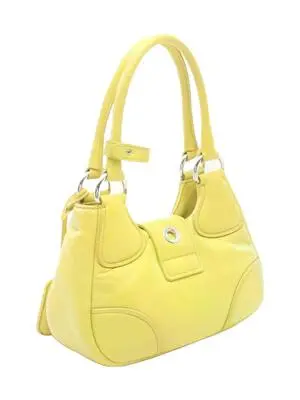 Prada Moon Buckle Handbag - Yellow
