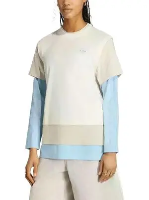 Adidas Layered Loose-fit T-shirt - Neutrals