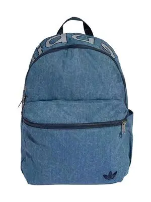 Adidas Logo Print Backpack - Blue
