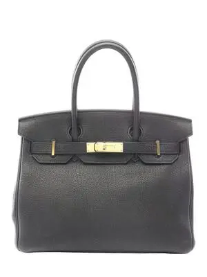 Hermès Birkin 30 Togo Leather Tote Bag - Black