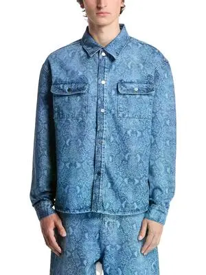 DAILY PAPER Rahul Denim Shirt - Blue
