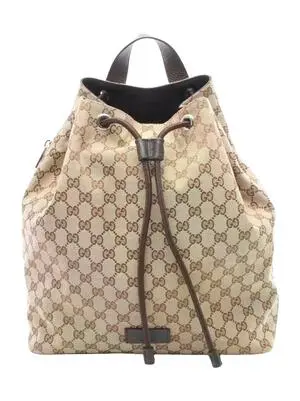 Gucci Gg Canvas Backpack - Neutrals