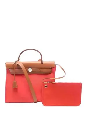 Hermès Herbag Zip Pm Two-way Handbag - Red
