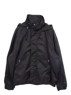 Celine Triomphe Logo Windbreaker Jacket - Black
