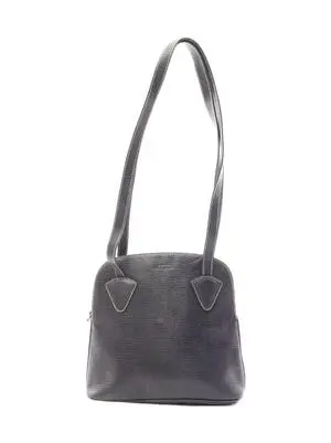 Loewe Textured Leather Crossbody Bag - Black