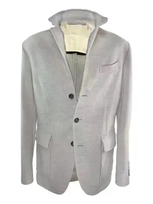 Eleventy Cashmere Button-front Coat - Grey