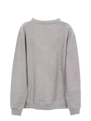 Loewe Anagram Embroidered Cotton Sweatshirt - Grey