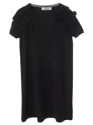 Valentino Garavani Ribbon Knit Dress - Black
