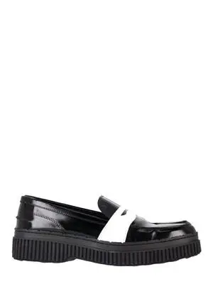 TOD'S Platform Penny Loafers - Black
