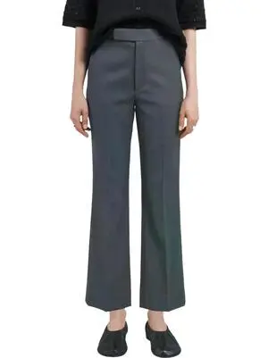 Maria Mcmanus Cropped Trousers - Grey