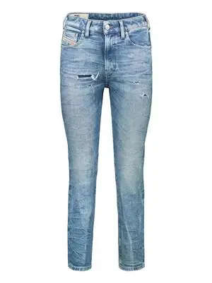 DIESEL® Distressed Finish Jeans - Blue