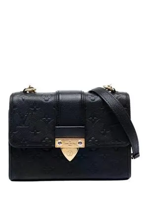 LOUIS VUITTON Saint Sulpice Bb Monogram Empreinte Crossbody Bag - Black