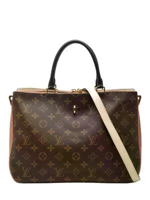 LOUIS VUITTON Monogram Millefeuille Satchel - Brown