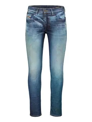 DIESEL® Slim Fit Whiskering Effect Jeans - Blue