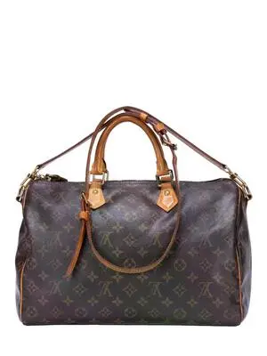 LOUIS VUITTON Speedy Bandouliere 35 Handbag - Brown