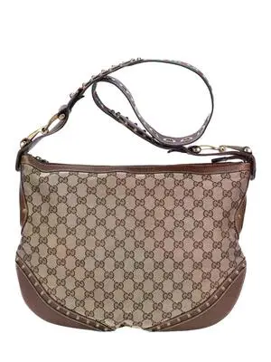 Gucci Pelham Gg Canvas Shoulder Bag - Neutrals