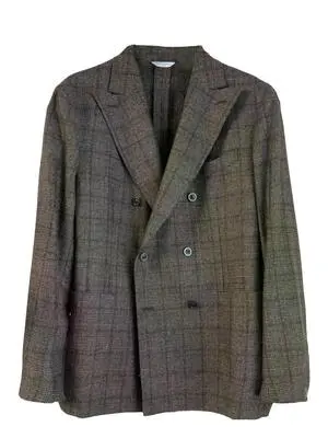 Boglioli Double-breasted Suit Jacket - Brown