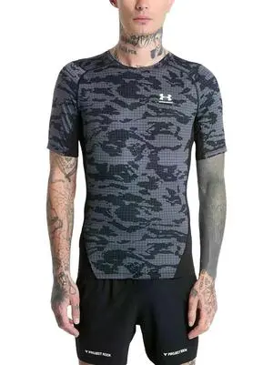 Under Armour Hg Printed Top - Grey
