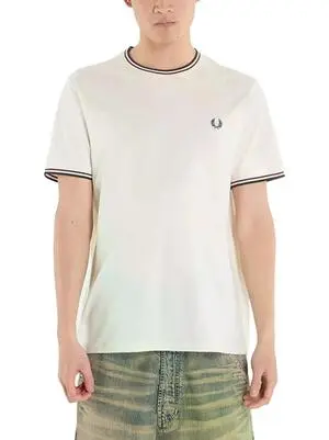 Fred Perry Twin Tipped T-shirt - Neutrals