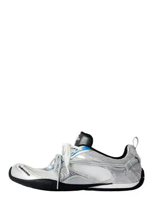 Balenciaga Radar Gradient Lines Sneaker - White/grey/silver