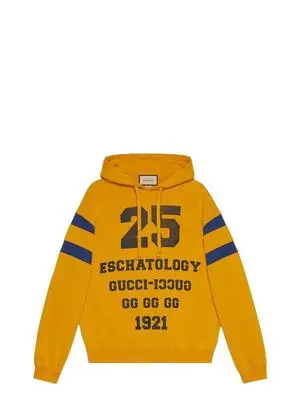 Gucci Printed Long Sleeve Hoodie - Orange
