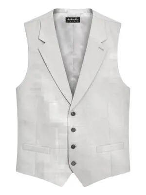 LUIGI BIANCHI MANTOVA Sleeveless Waistcoat - Grey