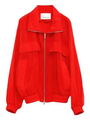 THE FRANKIE SHOP Long-sleeve Zip-up Jacket - Red
