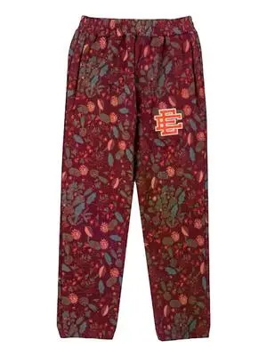 ERIC EMANUEL Floral-print Logo-detail Track Pants - Red