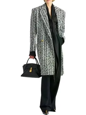 Balmain Silk Shirt With Tie Collar - Black