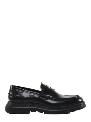 GIULIANO GALIANO Freddie Penny-slot Leather Loafers - Black