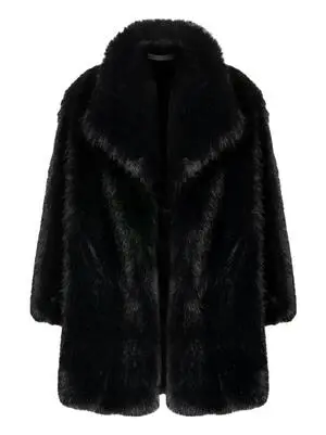 NINEMINUTES The Marilyn 25 Faux-fur Coat - Black