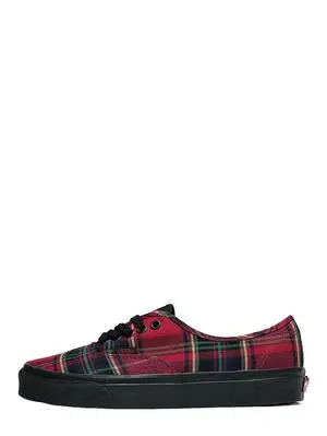 VANS Vans Authentic "Plaid Mix" Low Top Sneakers Red